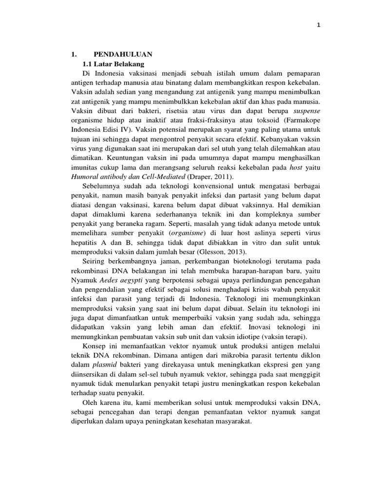 Isi Proposal | PDF