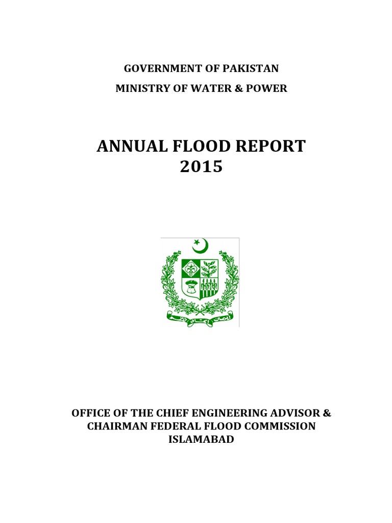 Pakistan Annual Flood Report 2015 | PDF | Indus River | Flood