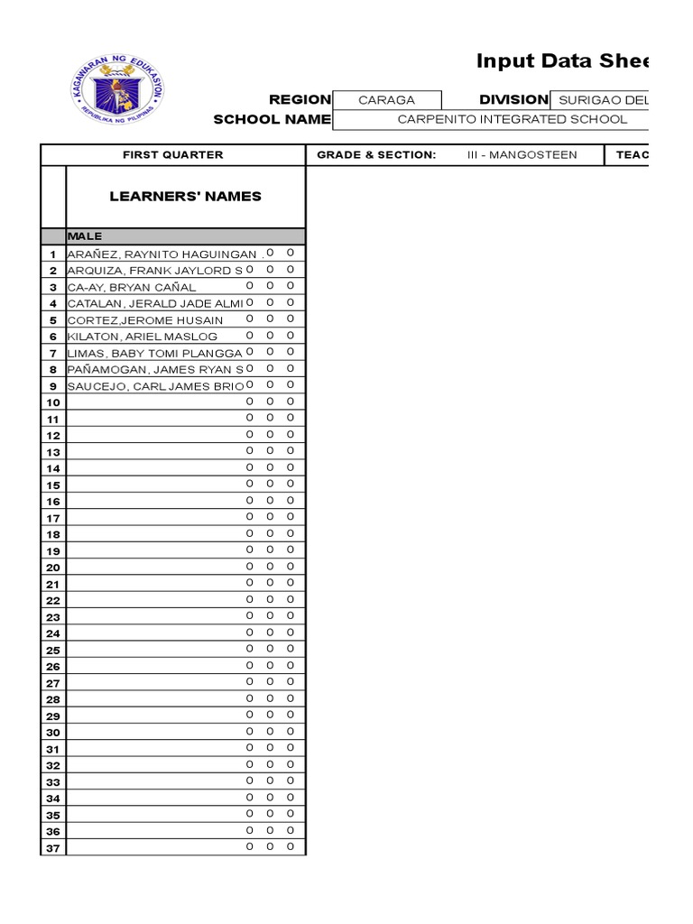 Grade 3 - 1ST Quarter | PDF | Physical Education | Learning