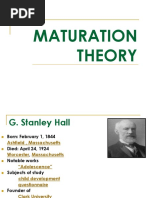 Maturation Theory | PDF