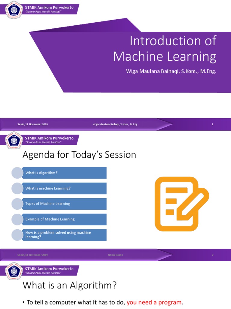 2-Introduction of Machine Learning | PDF | Machine Learning ...