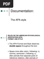Apa Format Internal Documentation | PDF | Sic | Apa Style