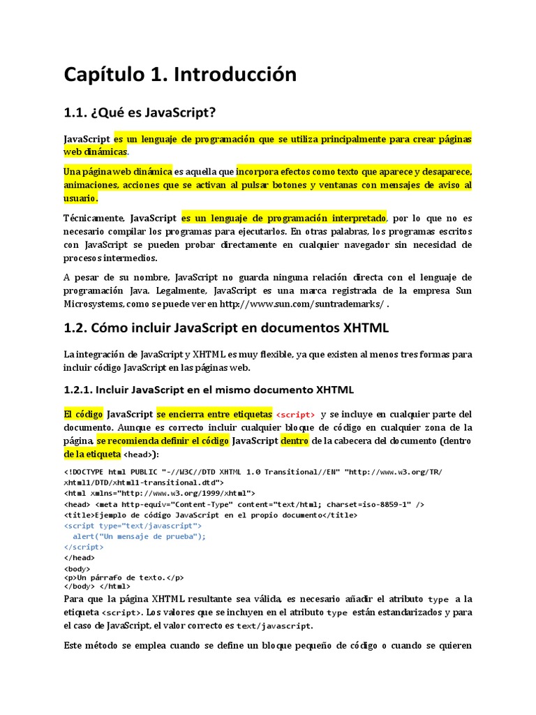 Java Script S | Descargar gratis PDF | Script Java | HTML