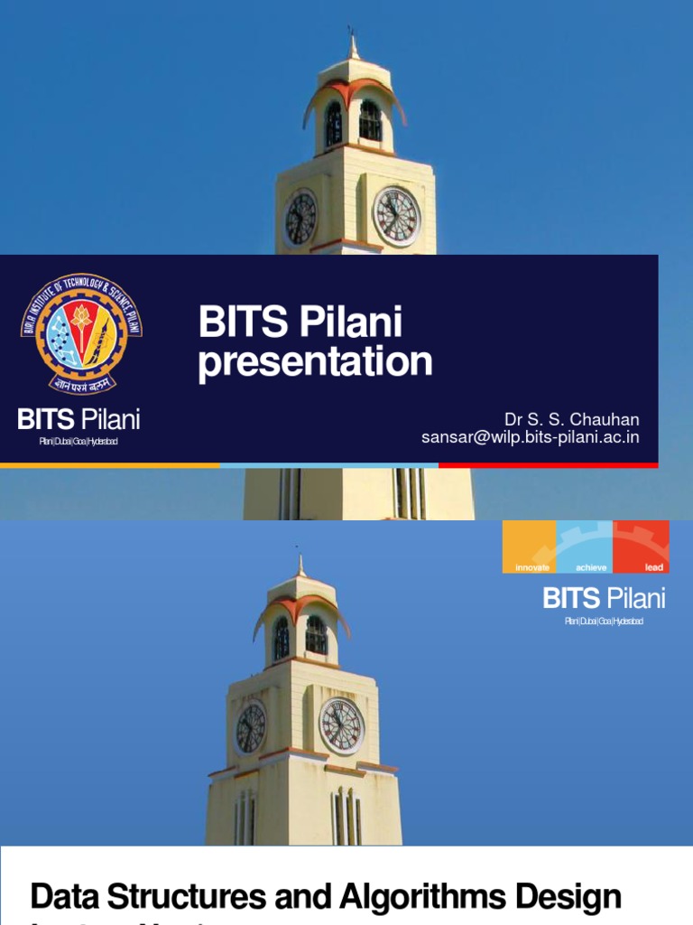 Algo PPT of Bits Wilp | PDF | Algorithms | Random Access Memory