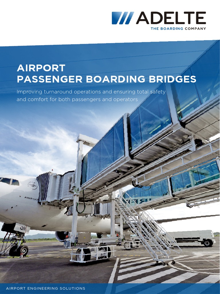 Passenger Boarding Bridges Adelte | PDF | Airport | Engineering