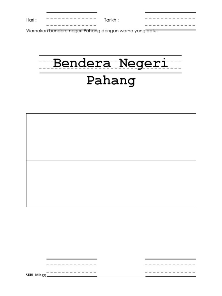 Bendera Negeri Pahang | PDF
