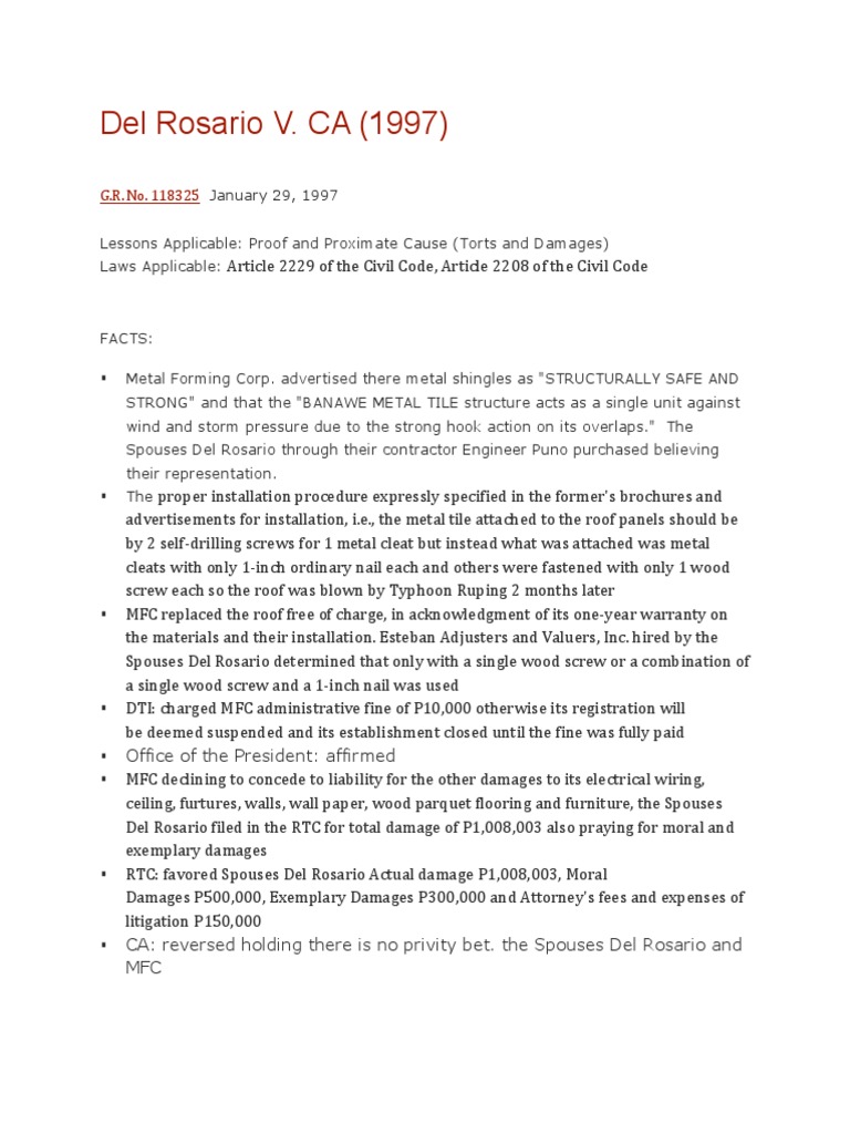 Case Digest - 01 | PDF | Attorney's Fee | Damages