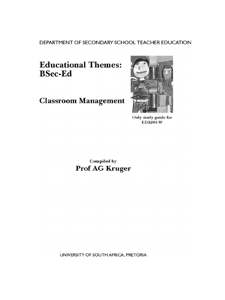 EDA201W | PDF | Classroom Management | Teachers