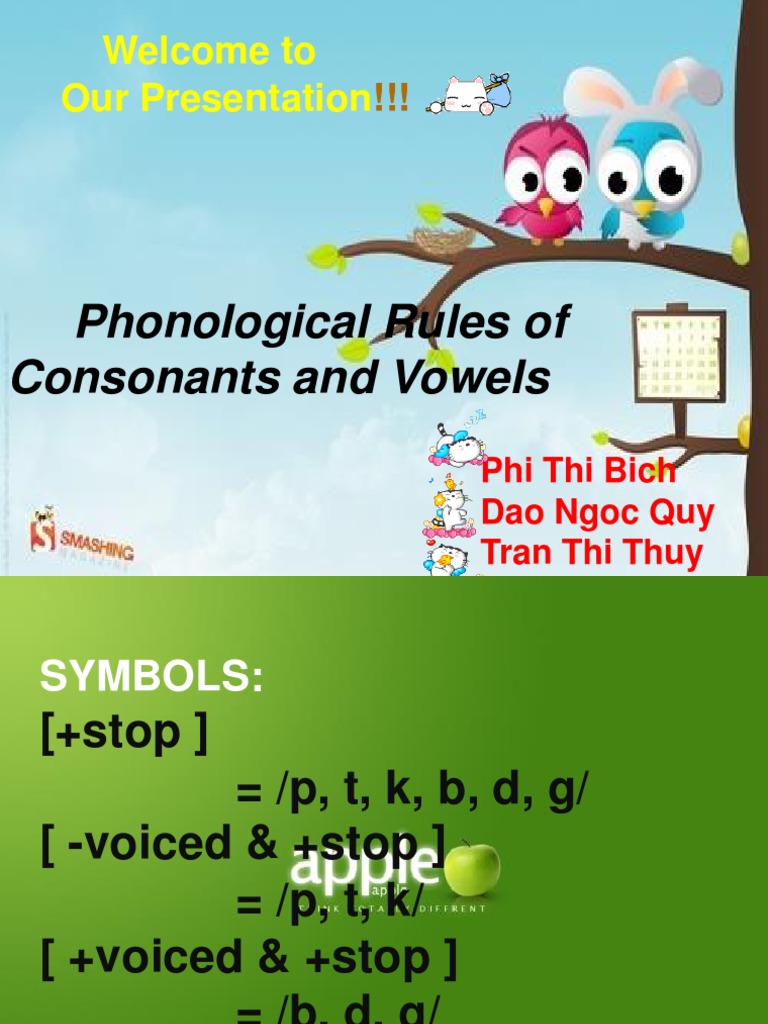 Phonological Rules of English Sounds | PDF | Consonant | Syllable