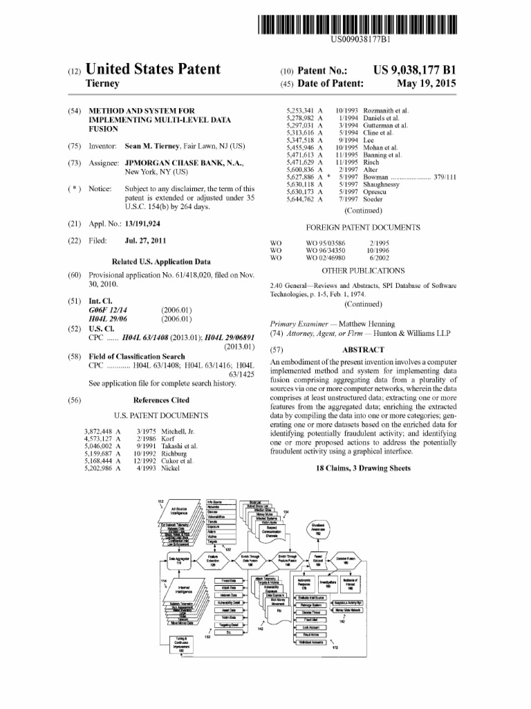 United States Patent (10) Patent No.: US 9,038,177 B1 | PDF | Patent ...