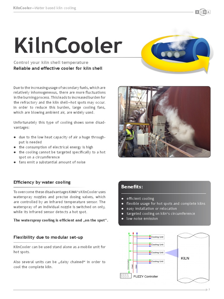 Kilncooler: Control Your Kiln Shell Temperature | PDF | Infrared ...