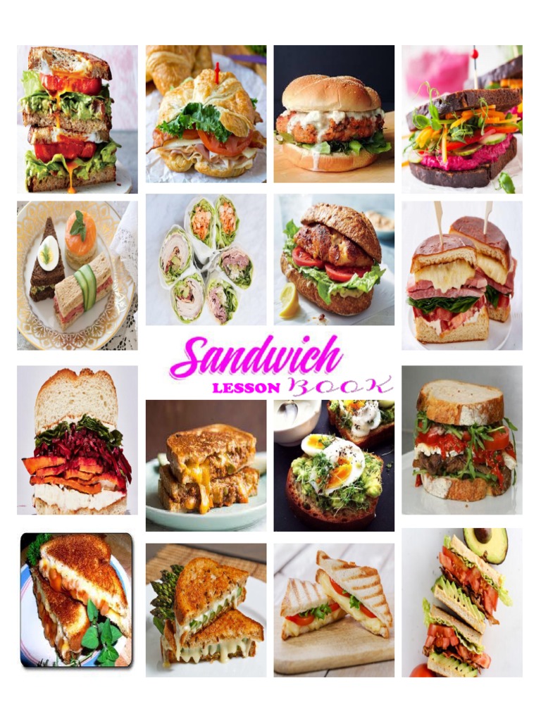 Sandwich Lesson Book: Prepared By: A. Bas | PDF | Sandwich | Sausage
