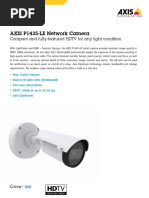 Datasheet Axis p3735 Ple Panoramic Camera en US 443423 | PDF | Camera ...