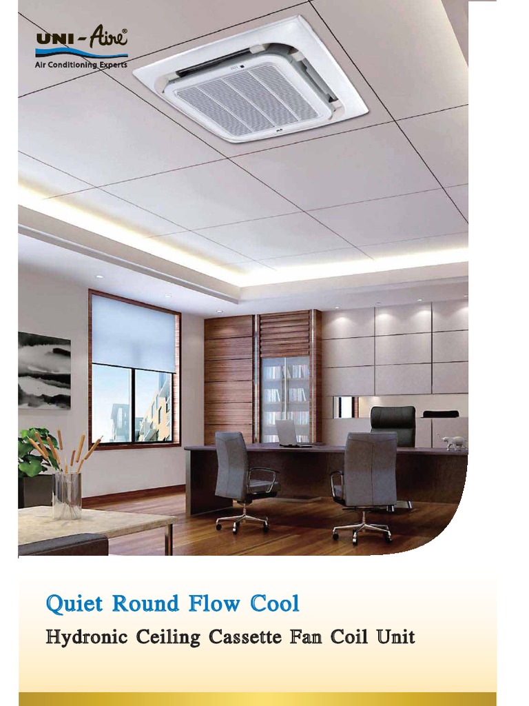 Hydronic Ceiling Cassette Units Overview | PDF | Air Conditioning ...