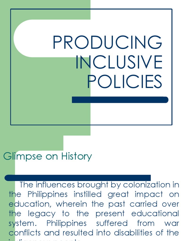 Producing Inclusive Policies | PDF