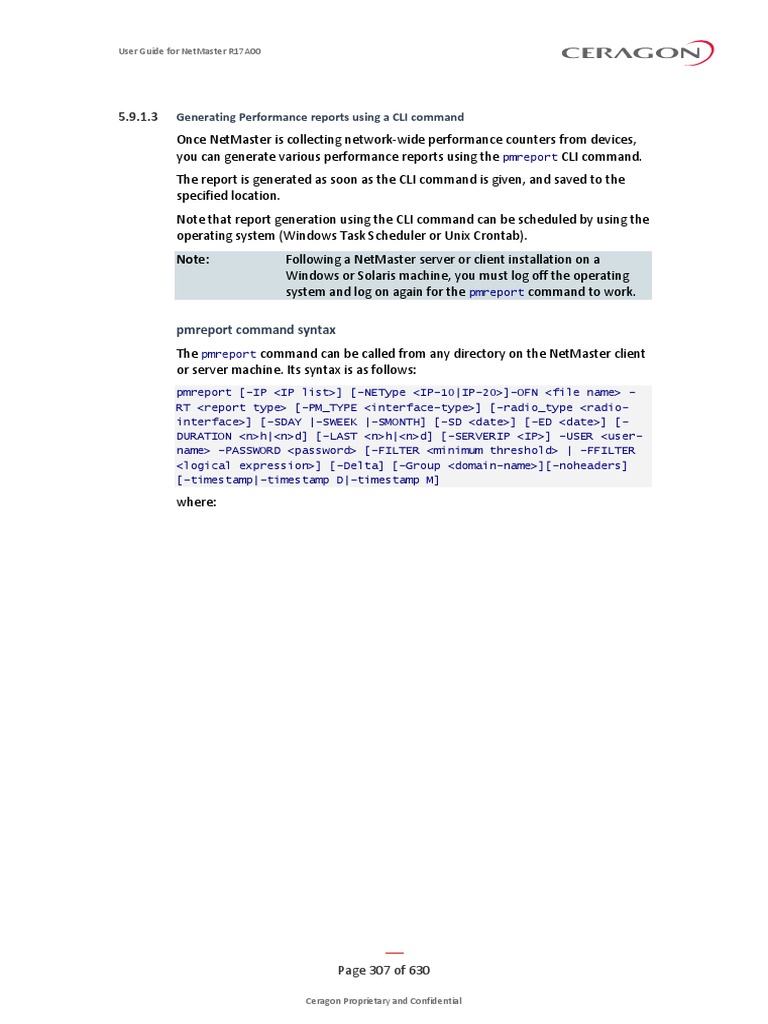 CLI Ceragon Manual | Download Free PDF | Command Line Interface | I Pv6