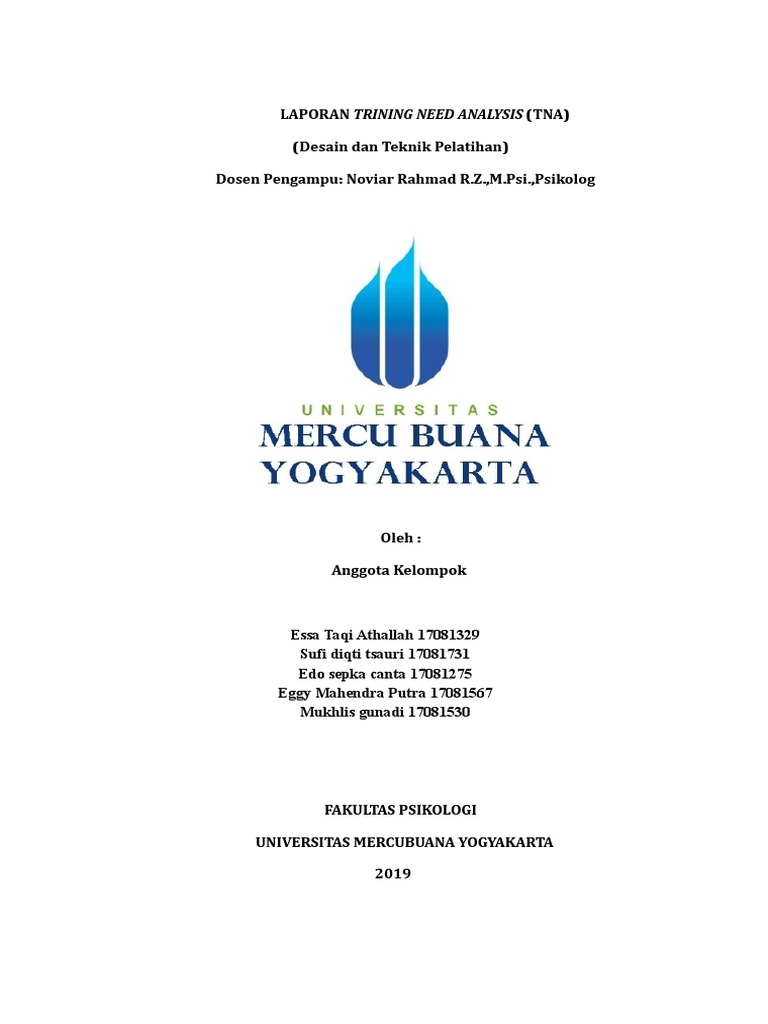 Contoh TNA | PDF