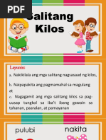 COT - MTB SALITANG KILOS - Docx Version 1 | PDF