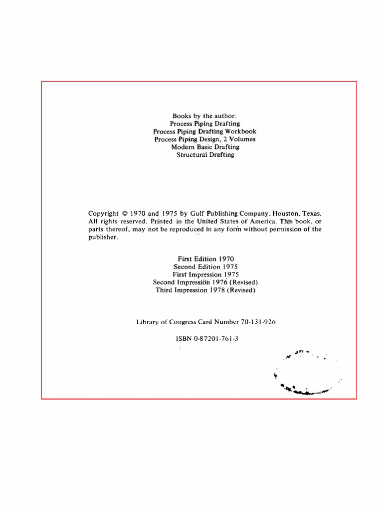 Process Piping Drafting by Rip Weaver PDF | PDF