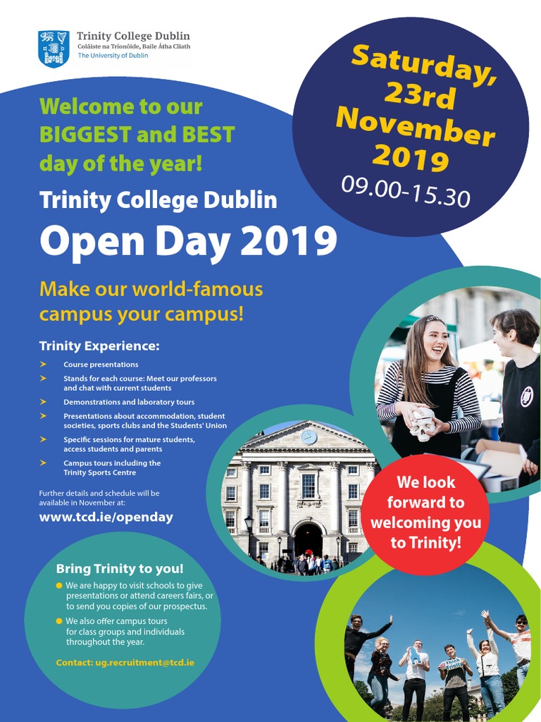 Trinity Open Day 2019 Poster | PDF