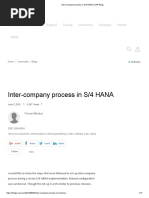 Inter Company STO Process in S - 4 HANA - SAP Community | PDF ...