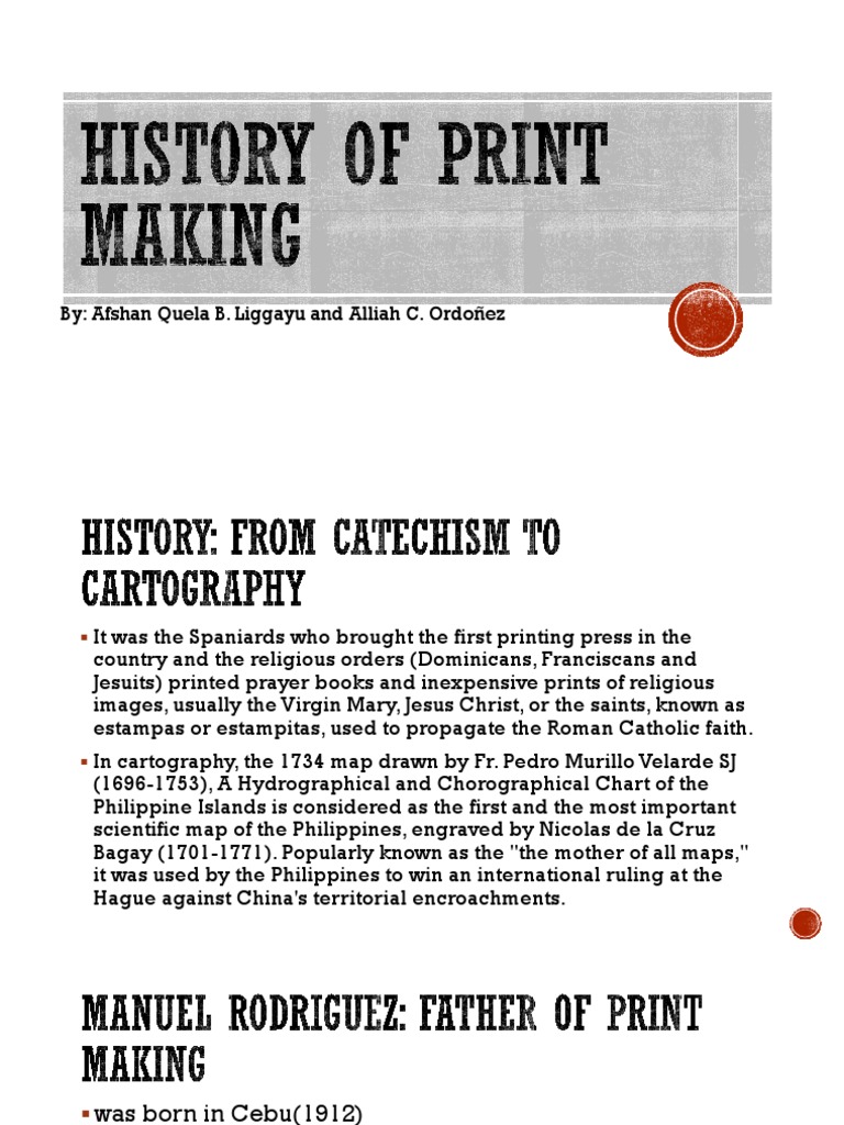 History of Printmaking in the Philippines | PDF