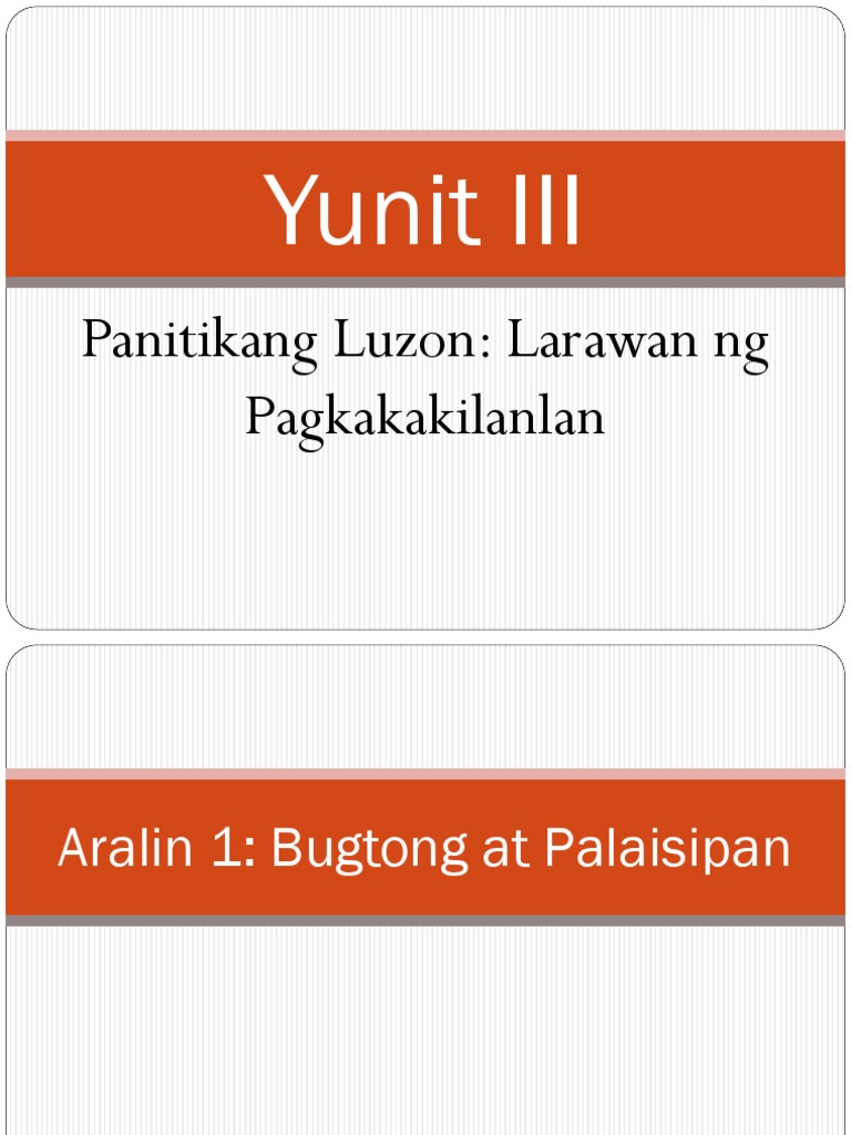 Yunit III - 7 | PDF