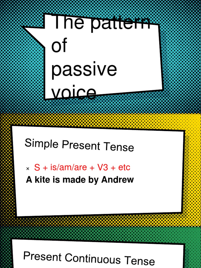 Passive Voice Patterns Explained | PDF