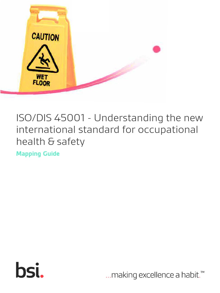 ISO - 45001 Vs OHSAS 18001 Mapping - Guide | PDF | Occupational Safety ...