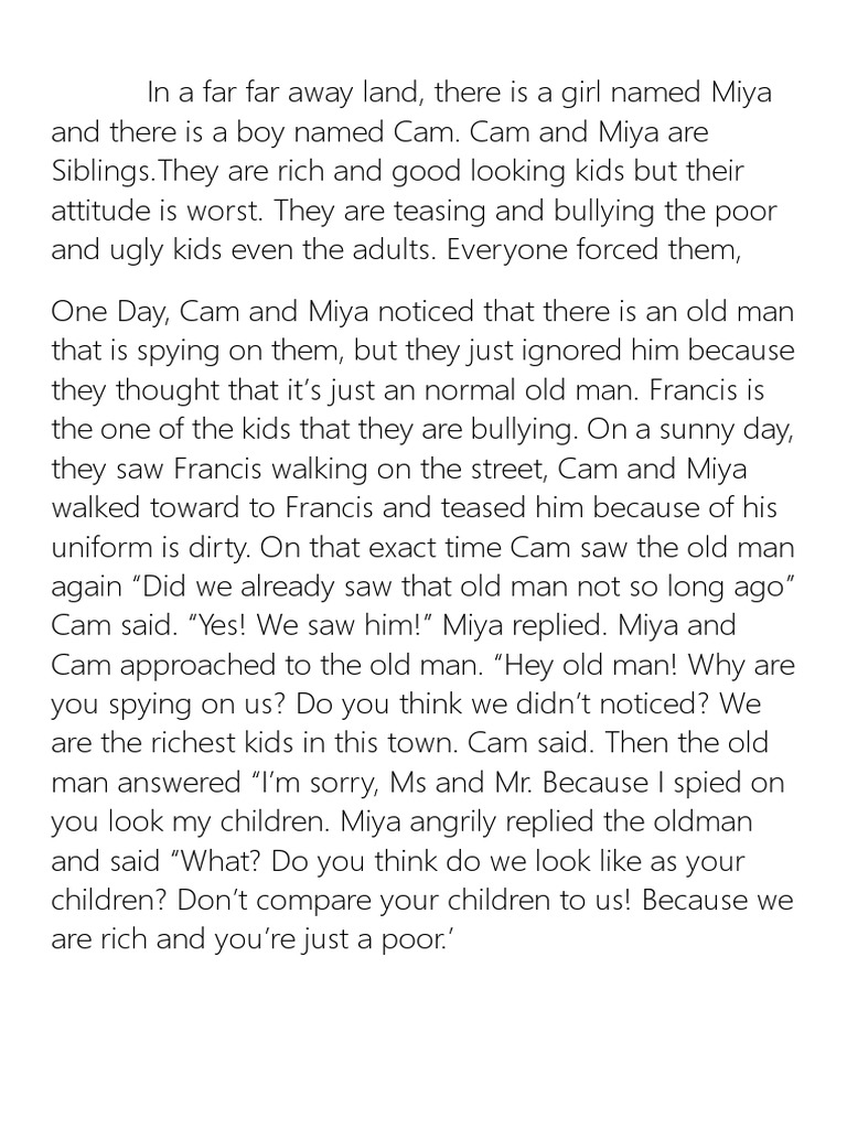 Group 4 Performance Task Legend of Camia | PDF