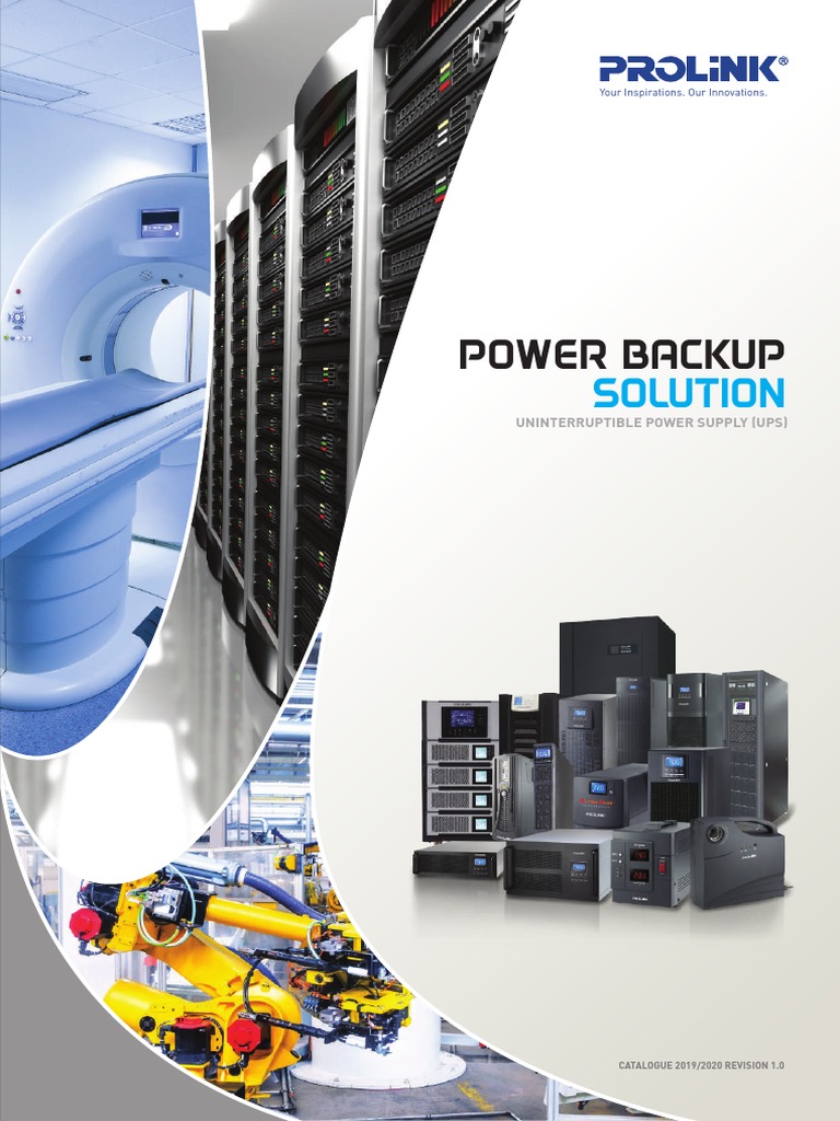 Prolink Ups Brochure | PDF | Power Inverter | Alternating Current