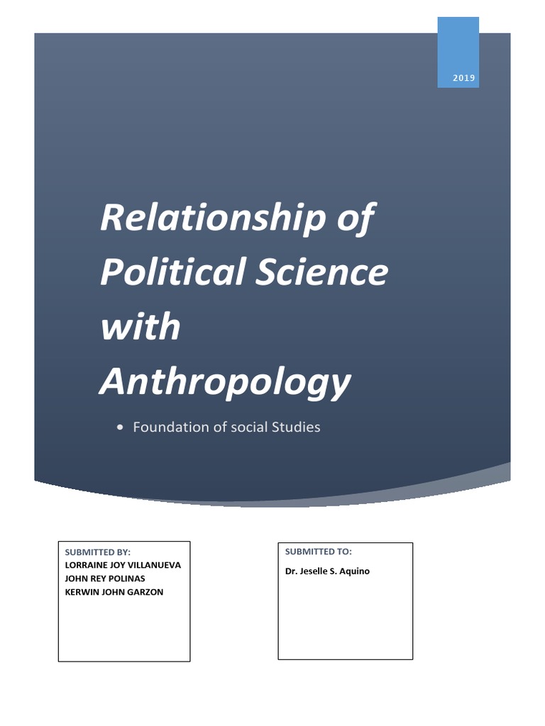 Relationship of Political Science With Anthropology | PDF | Social ...