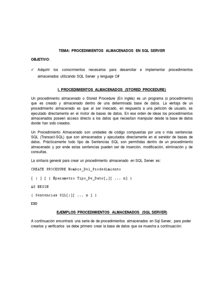 Guia SQL | PDF | Servidor SQL de Microsoft | SQL