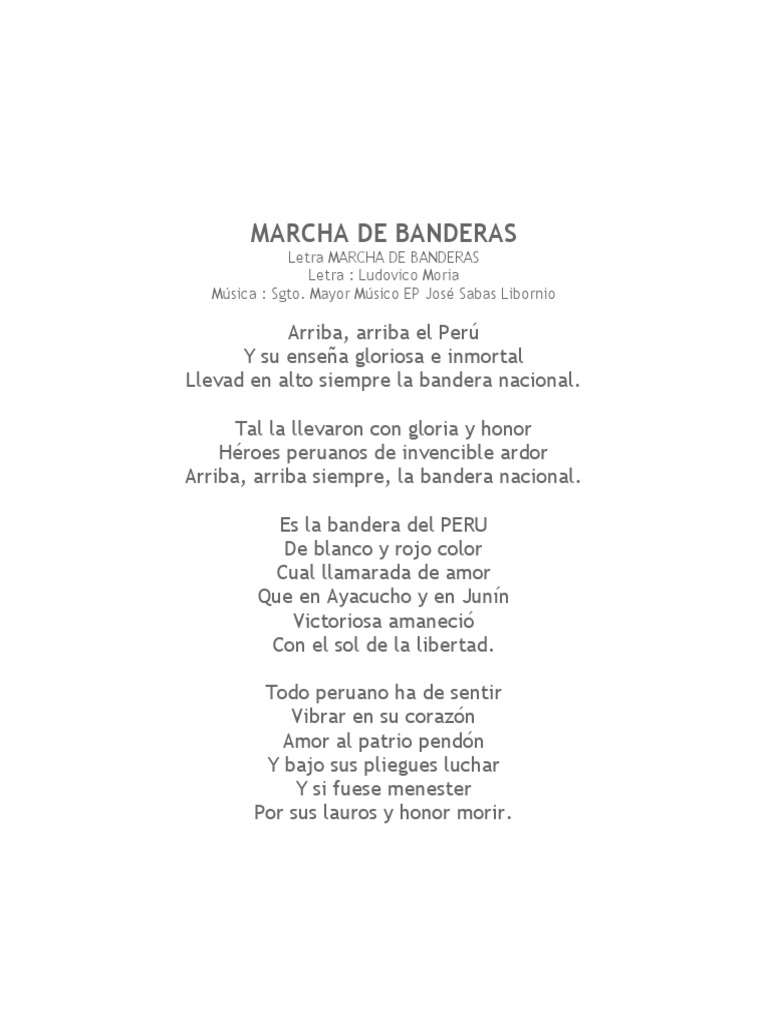 Marcha de Banderas | PDF