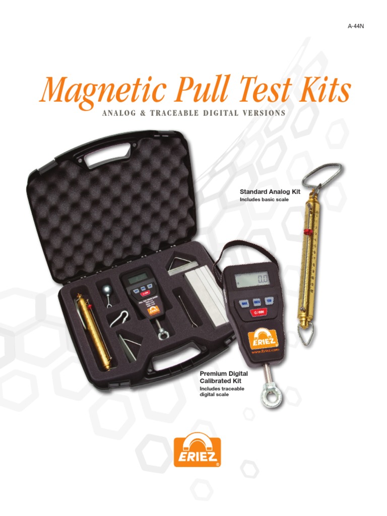 Magnetic Pull Test Kits: Analog & Traceable Digital Versions | Download ...