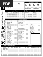 RuneQuest - Character Sheet I PDF | PDF | Role Playing Games | Leisure