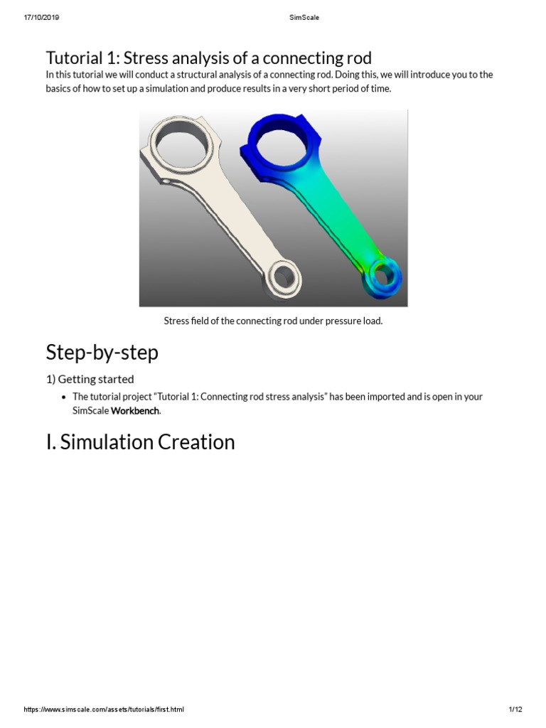 Tutorial SimScale Solid | PDF | Areas Of Computer Science | Computing