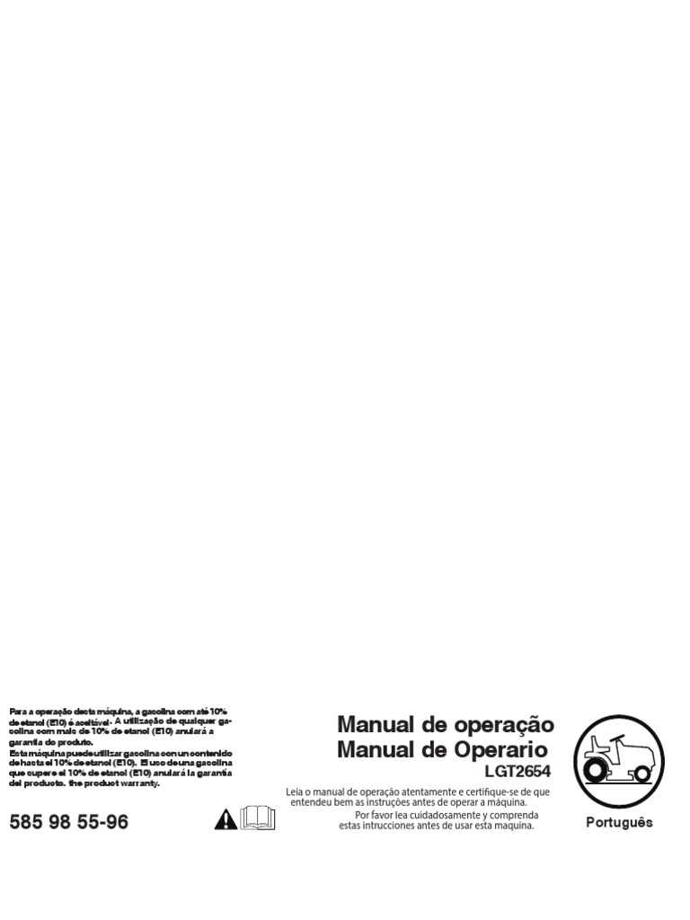 Manual de Operação Manual de Operario LGT Português | PDF | Pneu | Veículos