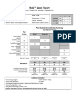 RIAS-2 Cognitive Assessment Results | PDF | Intelligence | Memory