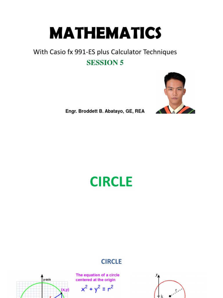 Ge Math | PDF | Ellipse | Circle