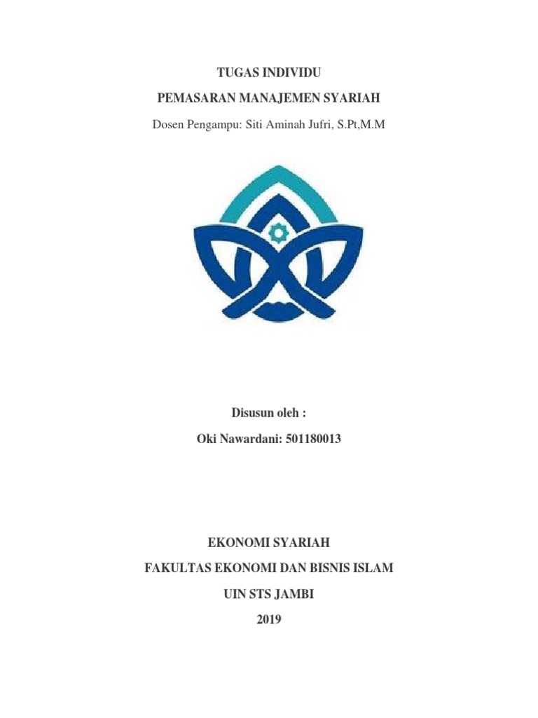 Tugas Pemasaran Manajemen Syariah UIN STS Jambi | PDF | Bisnis