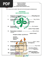 Escoda Script | PDF | Love | Scouting