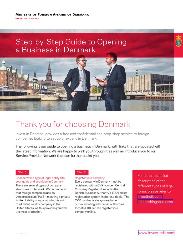 Guide for Foreign Businesses in Denmark | PDF | Employment | Denmark