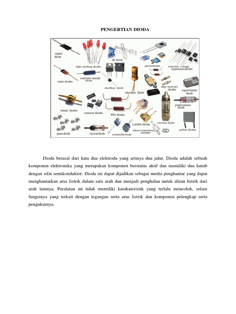 Jenis - Jenis Dioda | PDF