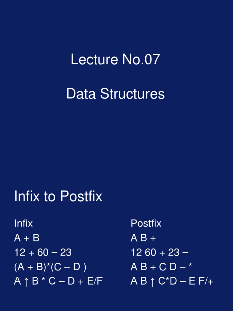 Lecture No 07 Data Structures Pdf Computer Programming Software Engineering
