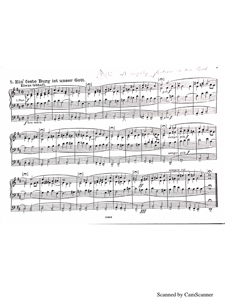 A Mighty Fortress | PDF