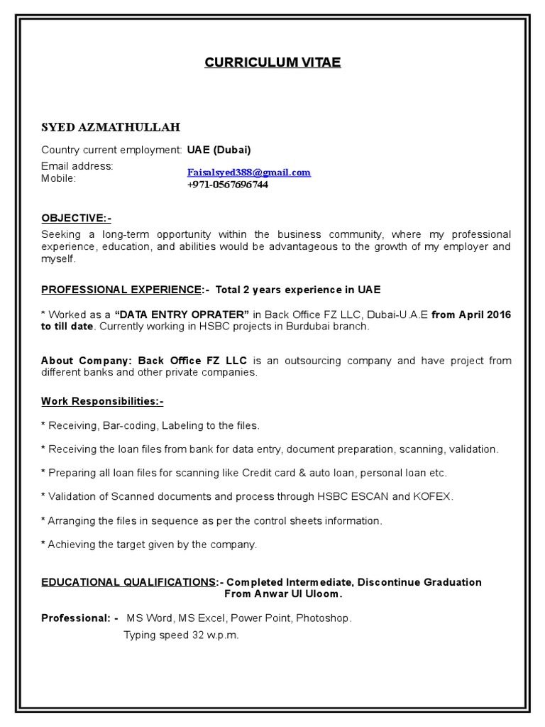 Adil CV | PDF | Business