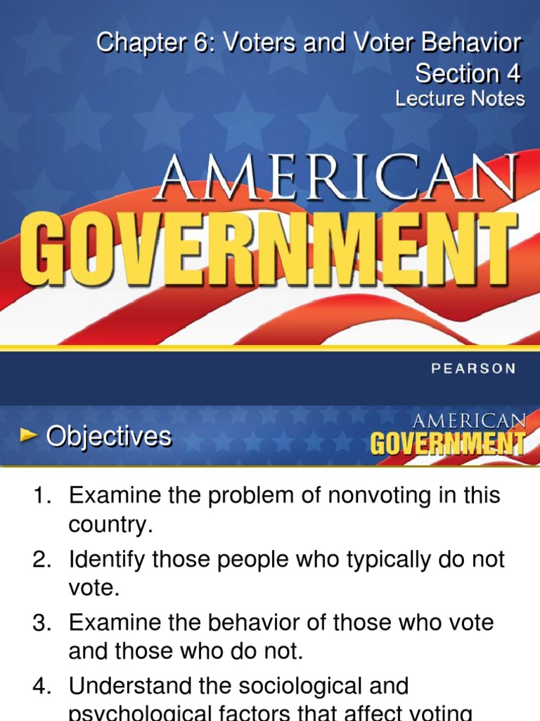 GovOnlineLectureNotesch6s4 PDF | PDF | Voting | Elections