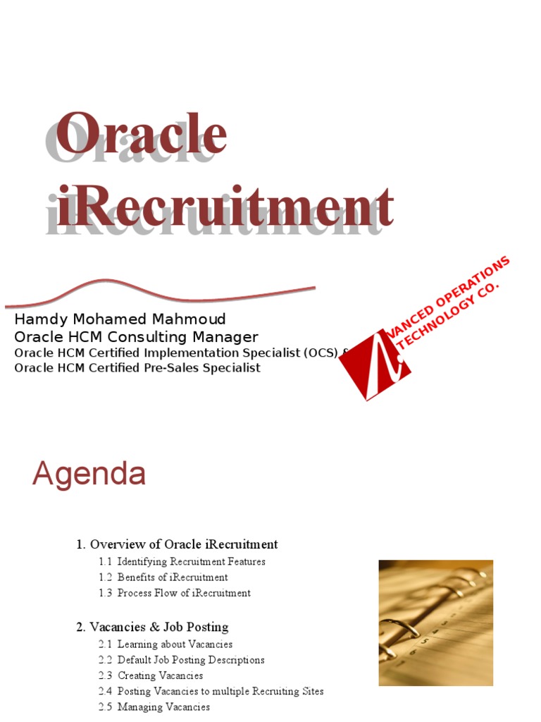 An Overview of the Oracle iRecruitment System: Features, Benefits ...