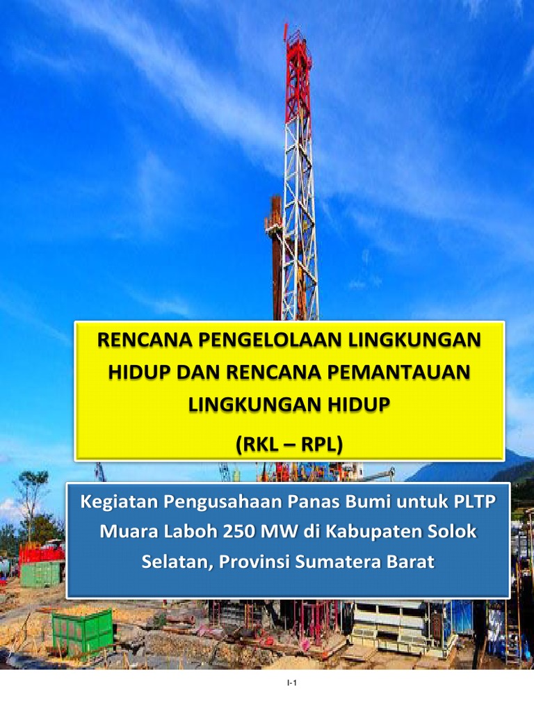 RKL - RPL Kegiatan Panas Bumi Untuk PLTP Muara Laboh 250 MW | PDF